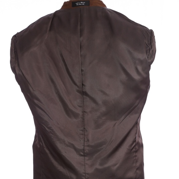 Andrew Fezza | Suits & Blazers | Andrew Fezza 3 Button Faux Suede Brown ...
